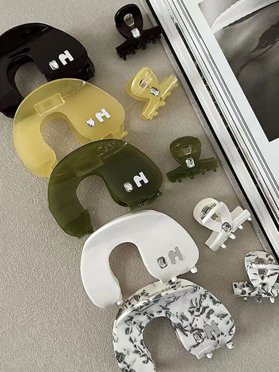 Acetate U-Shaped Headgear Grab Claw Clip – Slowliving Lifestyle